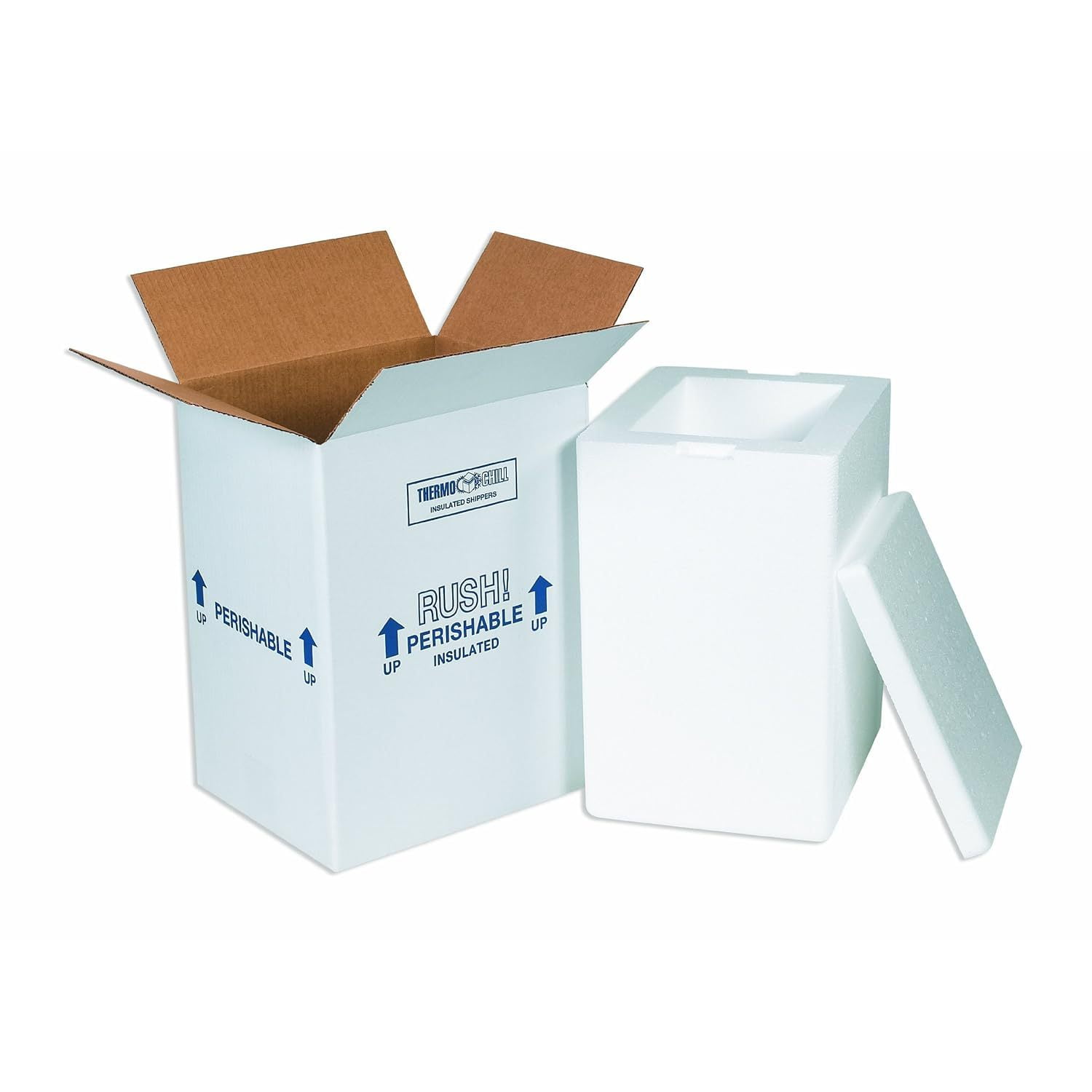 Aviditi "Aviditi 212C Insulated Shipping Containers, 8""L x 6""W x 12 ...
