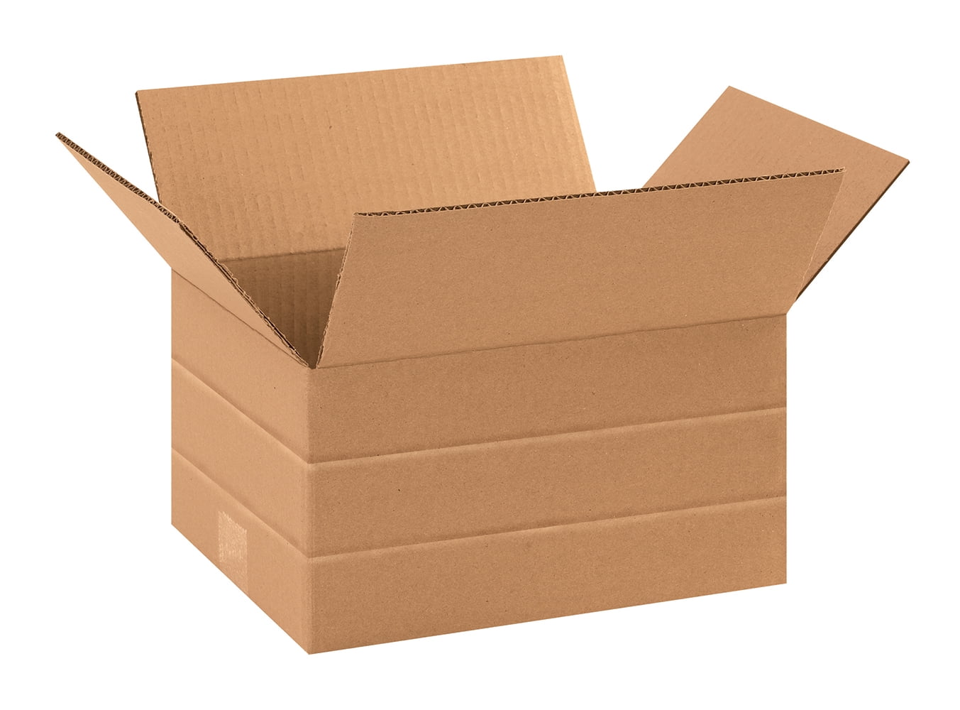 11 1/4 in x 8 3/4 in x 6 in Multi-Depth Box, Kraft, Corrugate, Single ...