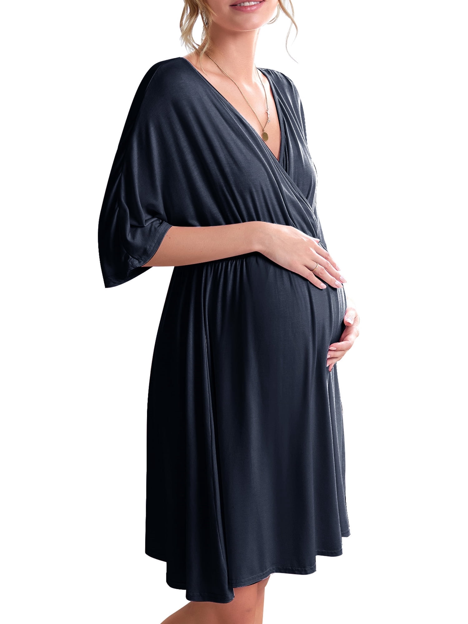 Avidlove Maternity Dress for Photoshoot 3 in 1 Labor/Delivery/Hospital ...