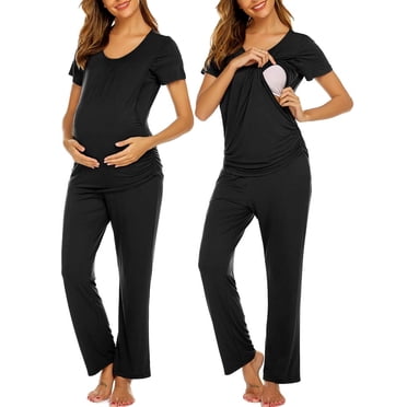 Avidlove Women Maternity Nursing Pajama Set Breastfeeding Sleepwear Set ...