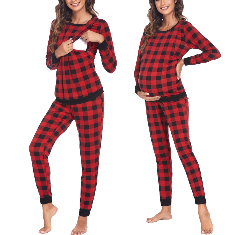 Avidlove Nursing Pajamas Set for Women Maternity Lounge Set Thermal ...