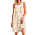 Avidlove Plus Size Women Sleeveless Nightgowns with Pockets Button Down ...