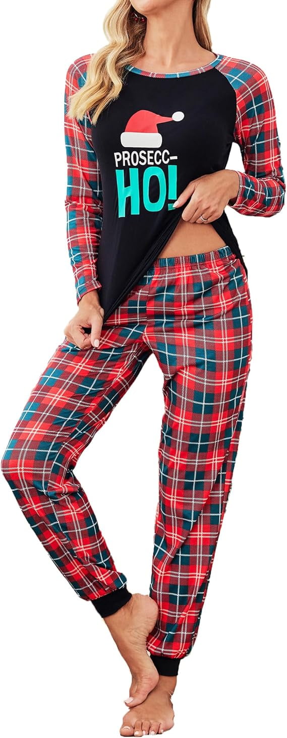 Avidlove Women Christms Pajama Sets Jogger Long Sleeve Print Tops and ...
