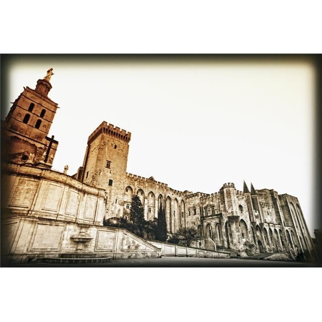 Avignon Provence France; Popes Palace Poster Print - Walmart.com