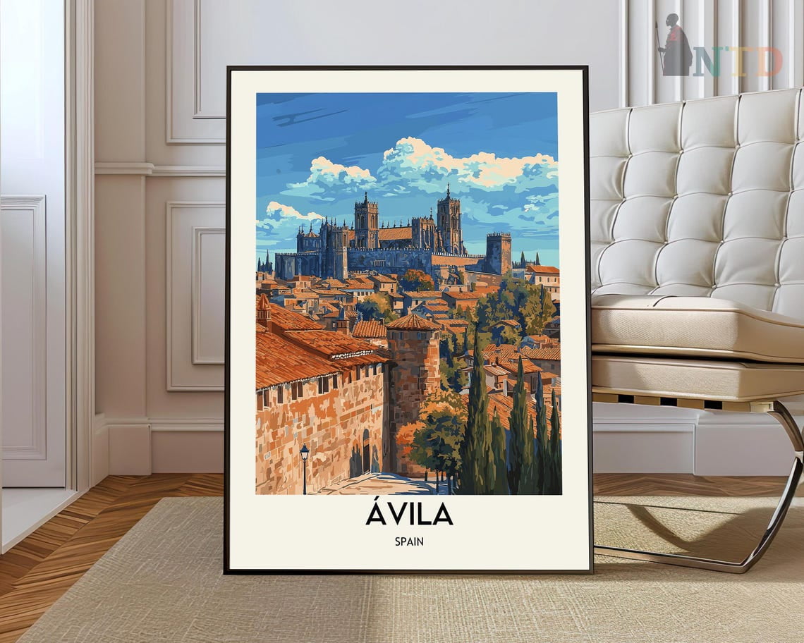 Avila Poster, Avilaavila Print, Avila Photo, Avila Poster Print, Avila ...