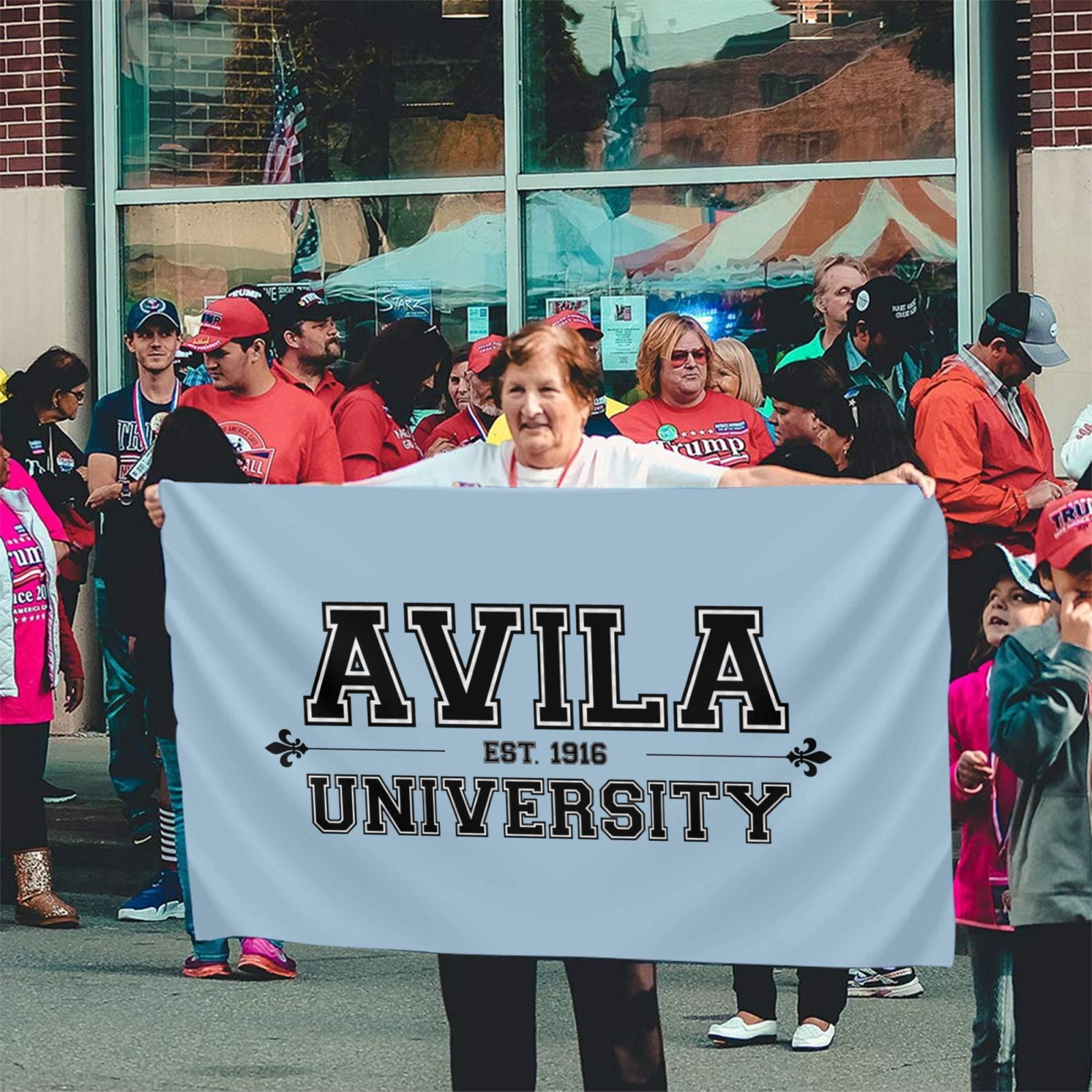 Avila University Logo Flag 3x5ft, Home Garden Flag, Suitable For Indoor Or Outdoor - Walmart.com