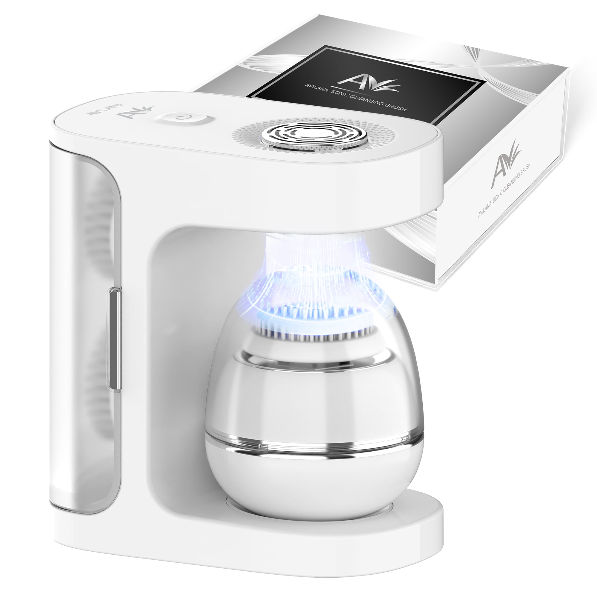 Avilana Electronic Face Scrubber, Sonic Facial Cleansing Brush with UV ...