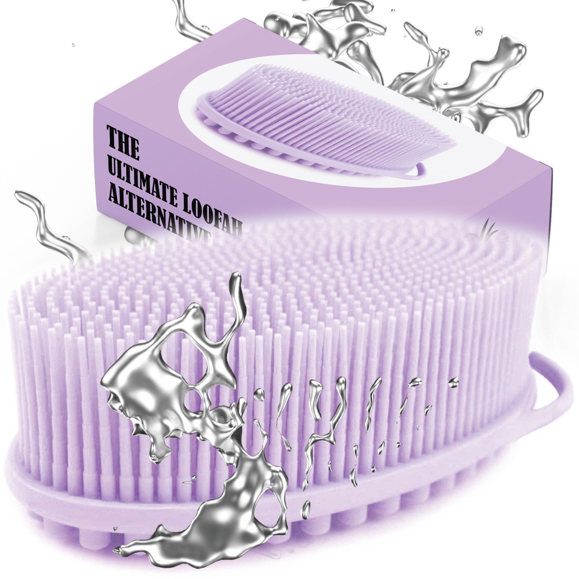 Avilana Silicone Body Scrubber Enhanced with Silver Infused Technology ...