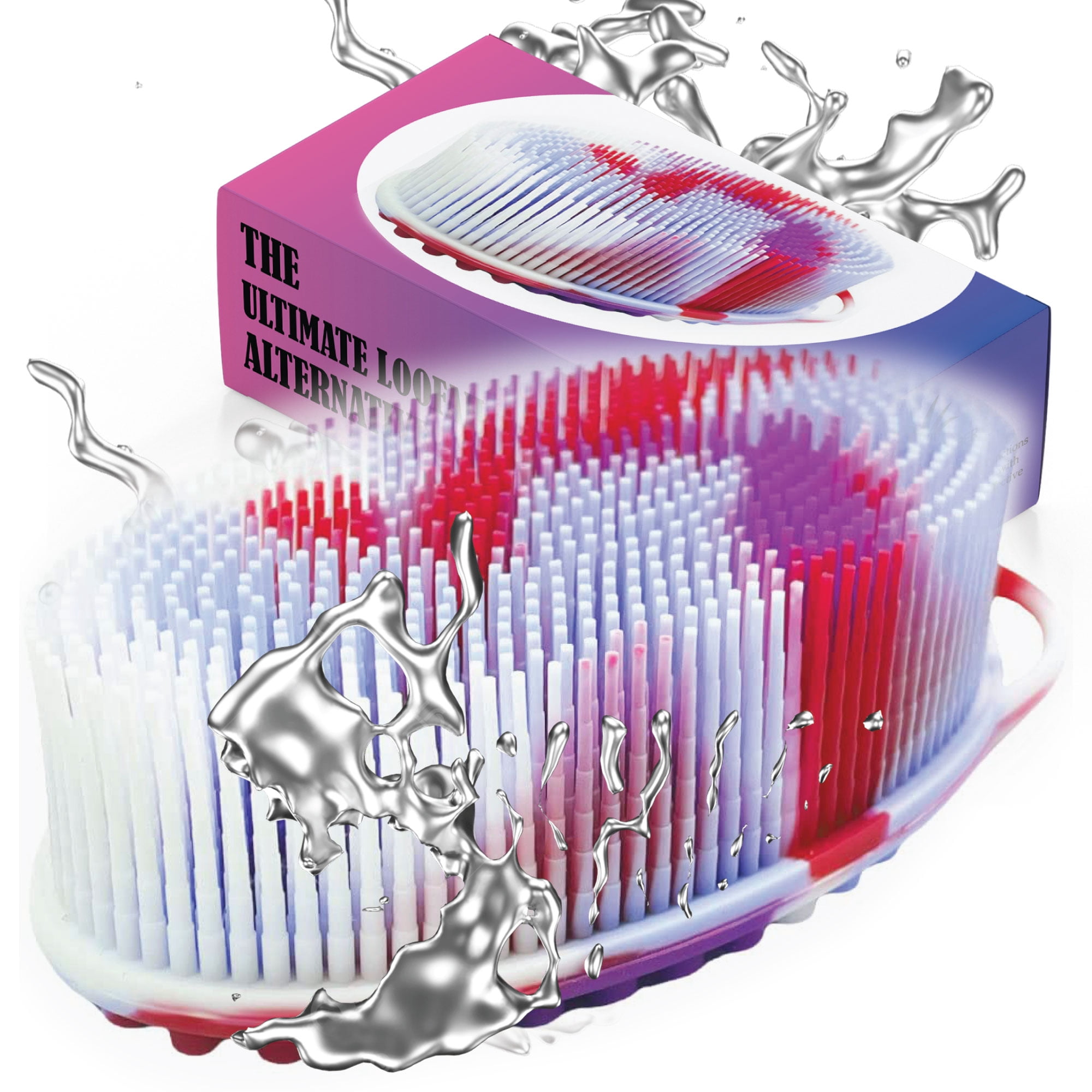 Avilana Silicone Body Scrubber Enhanced with Silver Infused Technology ...