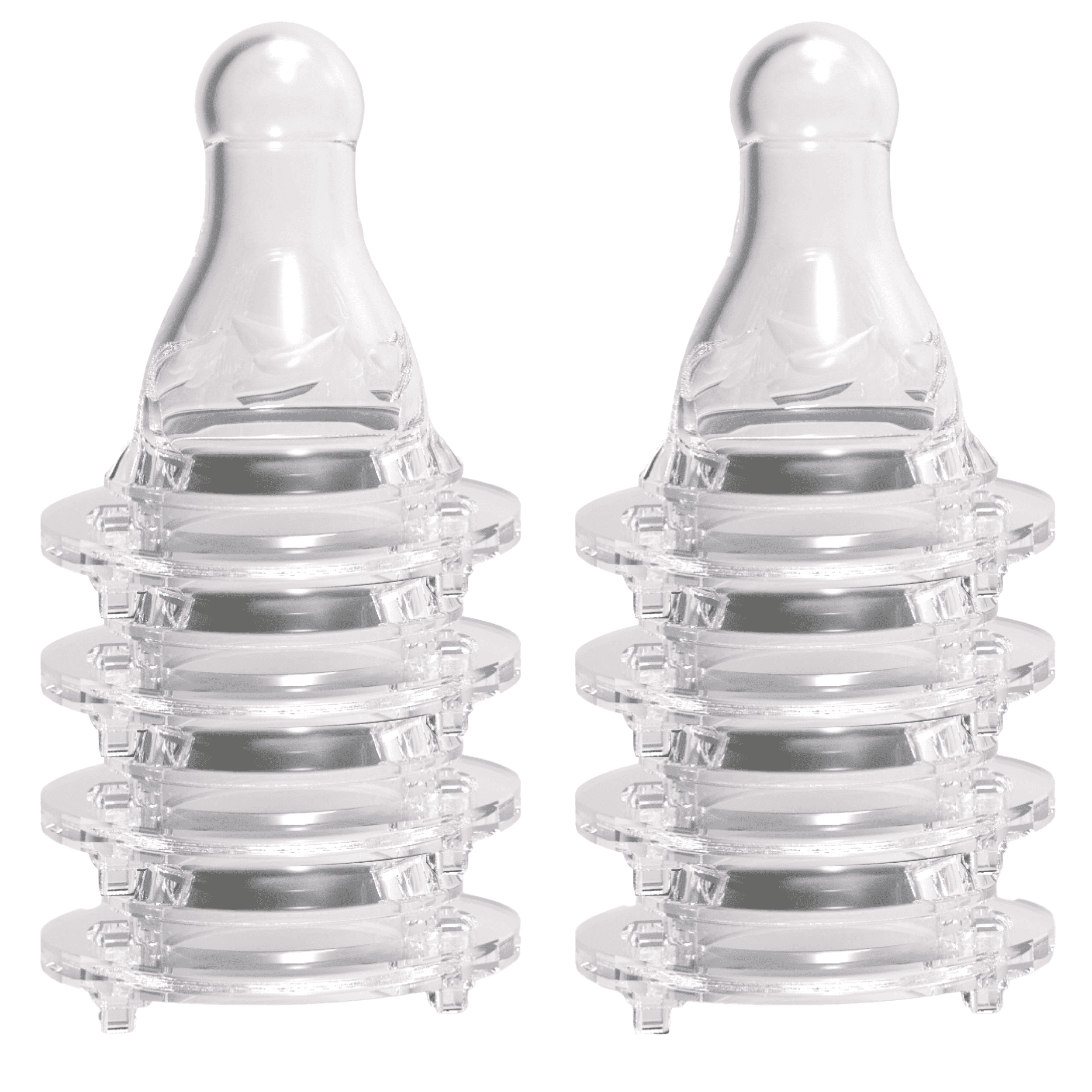 Avima Bottle Nipples, Anti-Colic, Standard Neck, Fast Flow, Breast Like, Silicone, 6 Pack ...