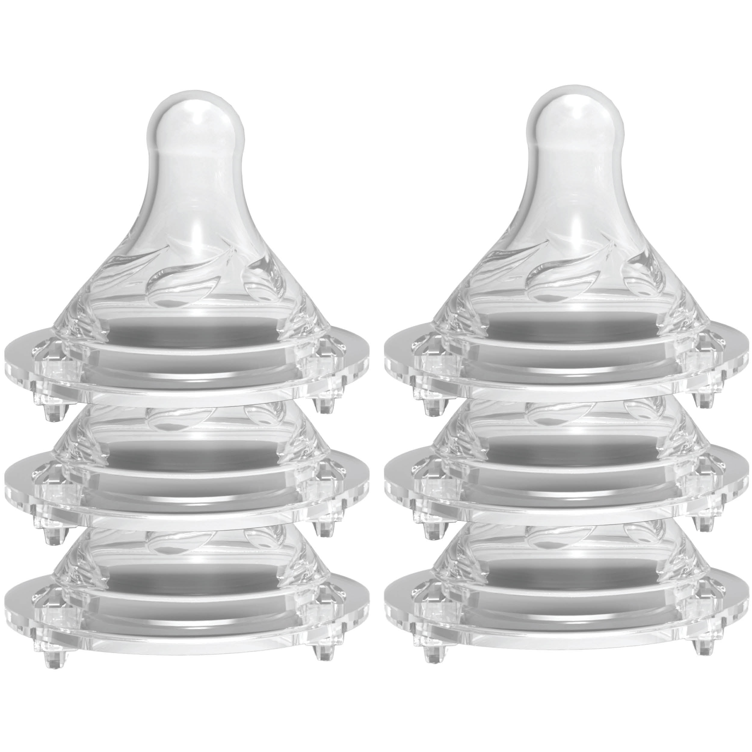Avima Bottle Nipples, Anti-Colic, Wide Neck, Fast Flow, Breast Like, Silicone, 6 Pack - Walmart.com