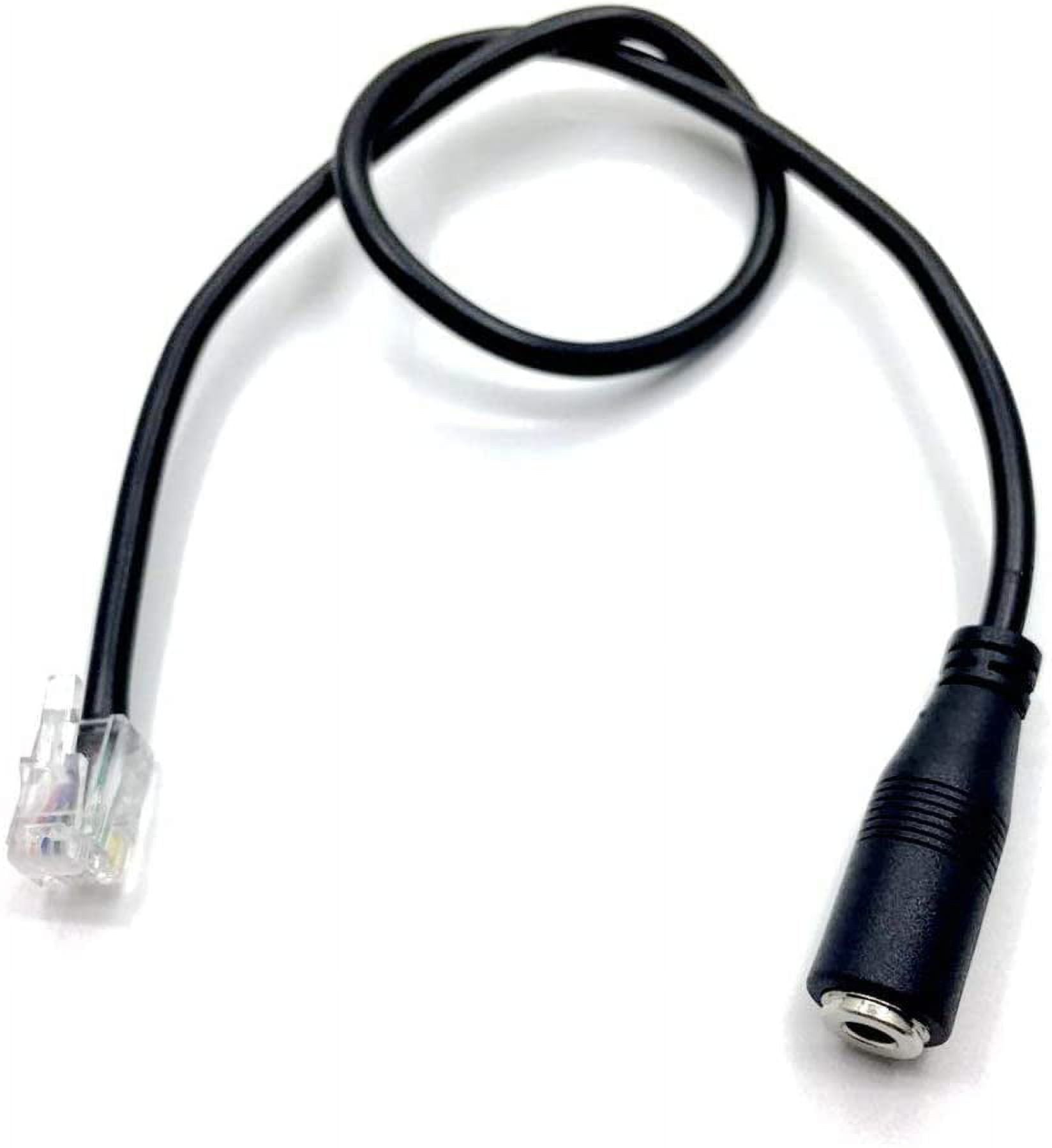 AvimaBasics Premium Female 3.5mm OMTP Smartphone Headset to Male RJ9 ...