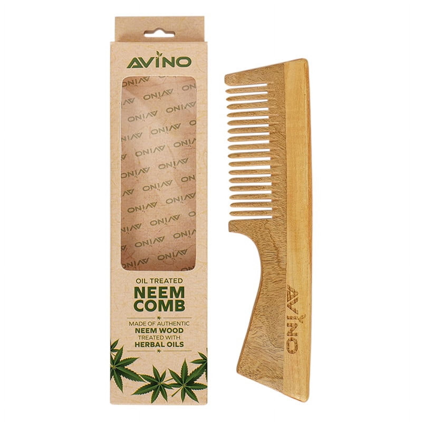 Avino Anti-Bacterial Dandruff Remover styling Comb with handle ...