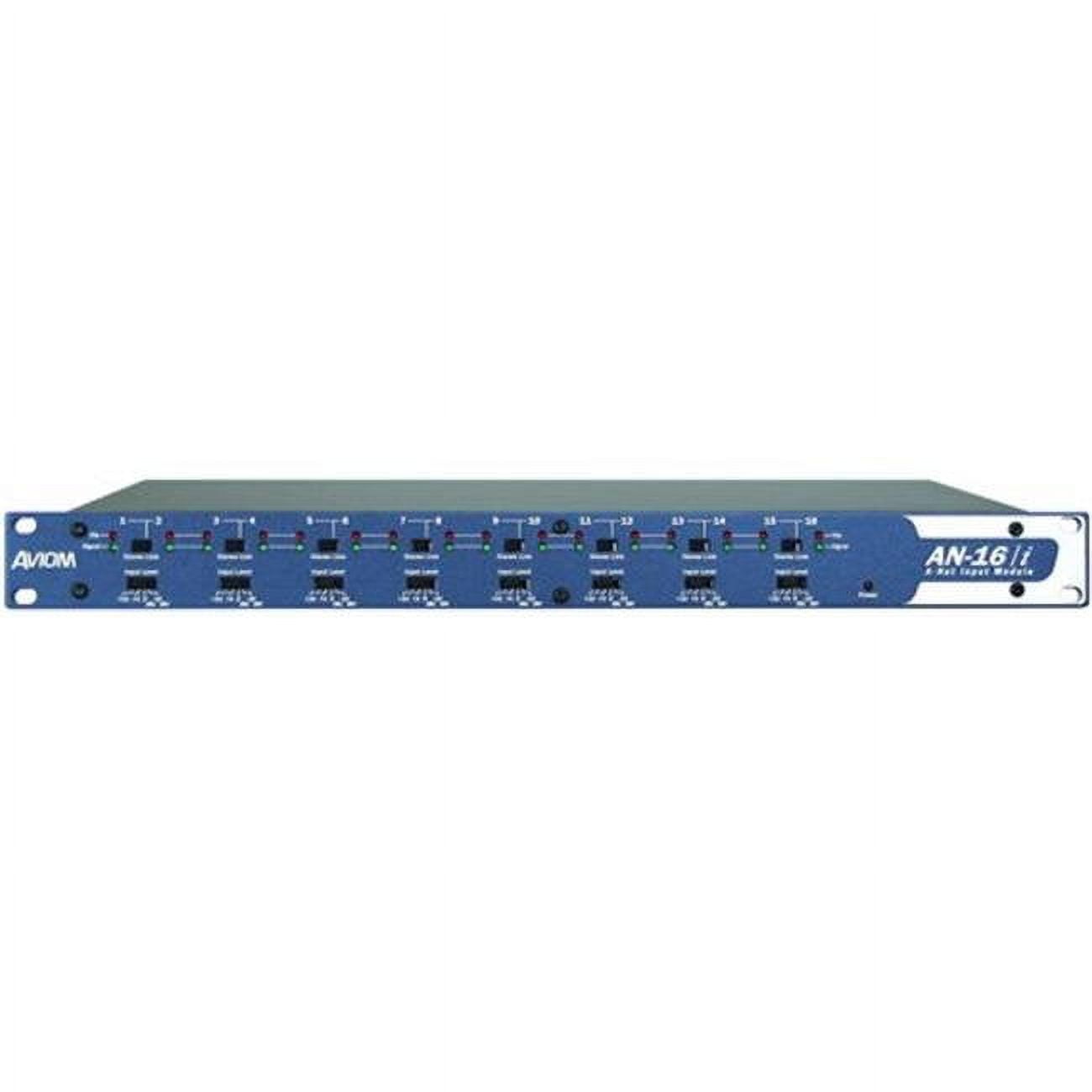 Aviom AN-16-I Input Module - 16 Balanced Line-Level Inputs - Walmart.com