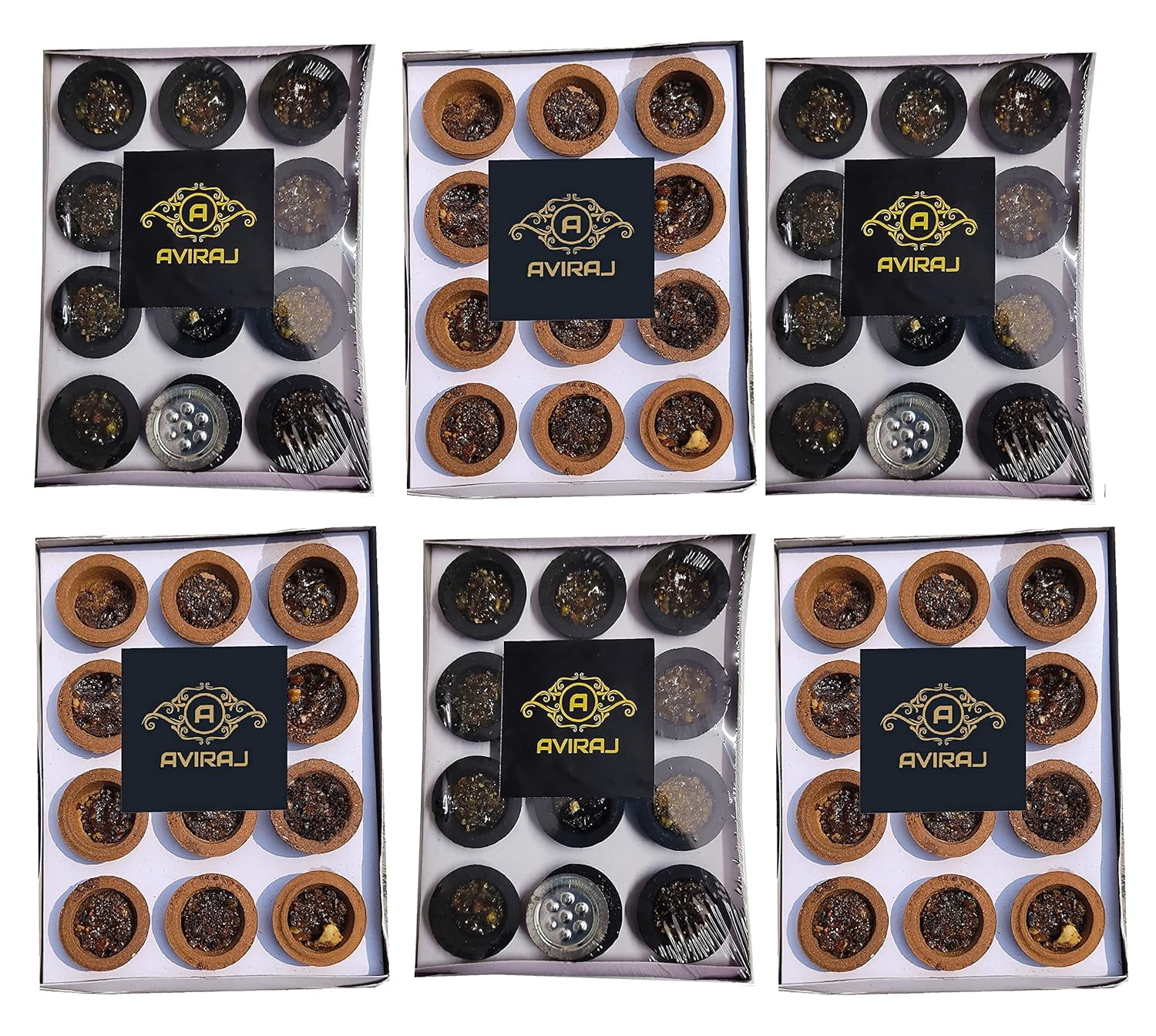 Aviraj Sambrani Dhoop Cups for Pooja 72 Cups Combo Havan Cups for Pooja ...