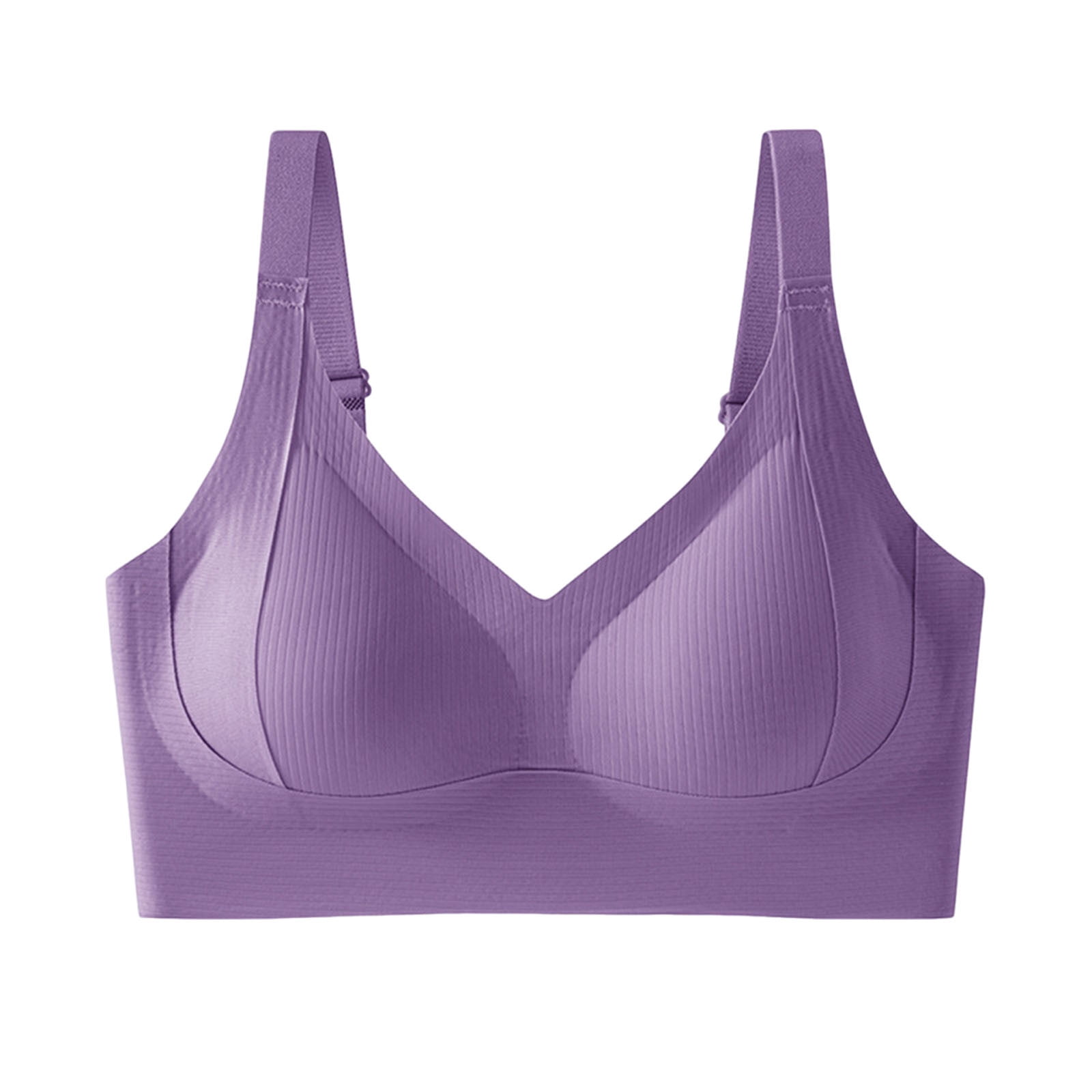 Avirosel Comfortable Women's Casual Solid Color Perspective Bras - High ...