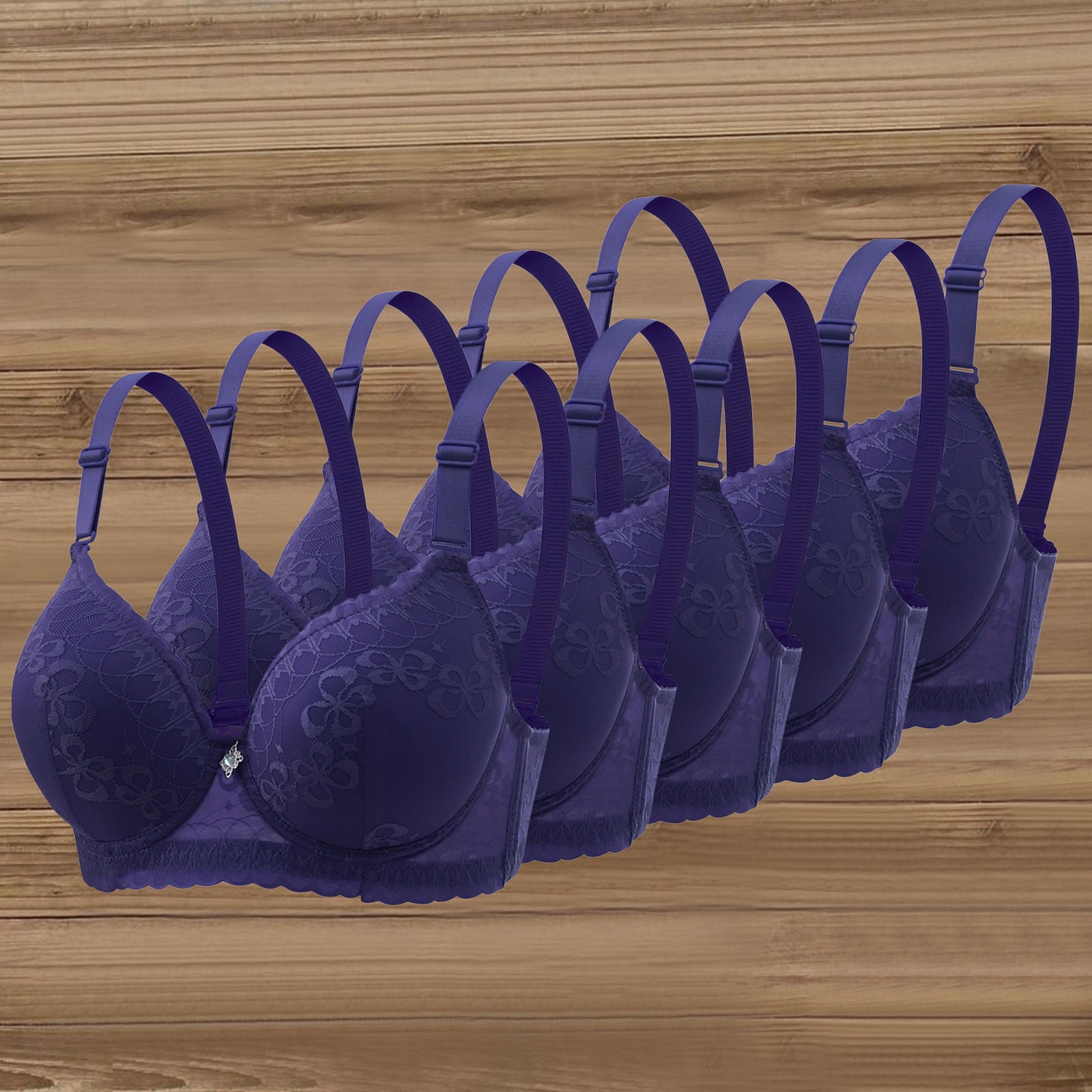 Avirosel Lace Breathable Wireless Bra for Women, Soft Nylon Comfortable ...