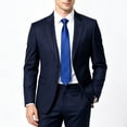 Avirosel Men's Satin Tie Solid Color Formal Business Neckwear Classic ...