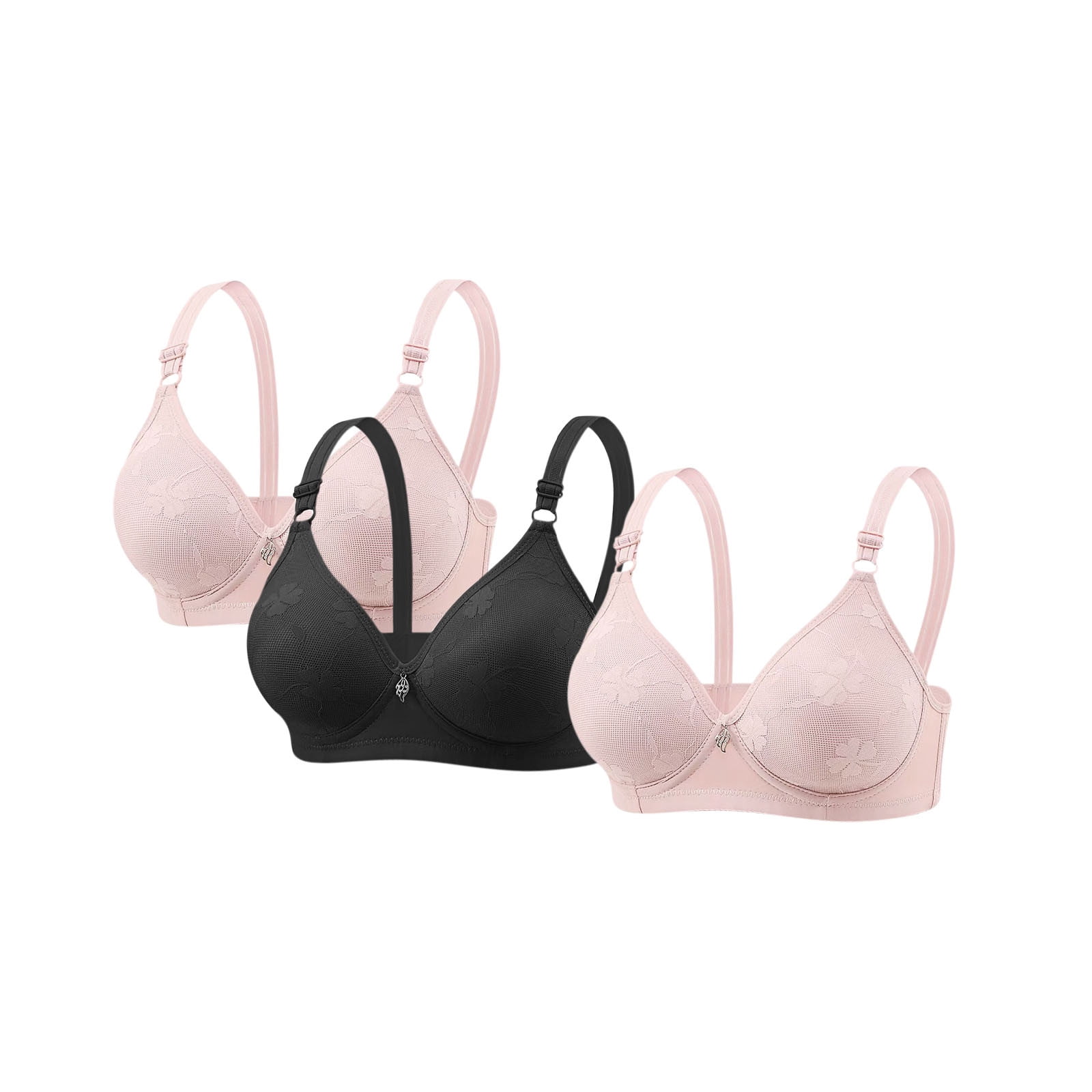 Avirosel Women's Plus Lace Splicing Adjustable Shoulder Straps Everyday ...