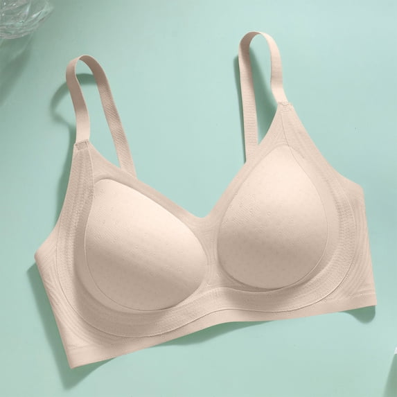 Avirosel Women's Solid Color Breathable Everyday Bra, High Elasticity ...