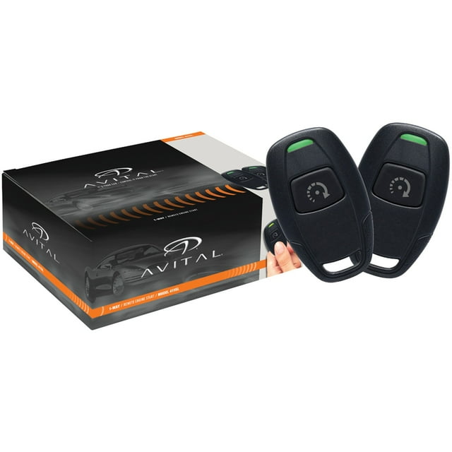 Avital 4115L Remote-Start System with 2 Microsized 1-Button Remotes ...