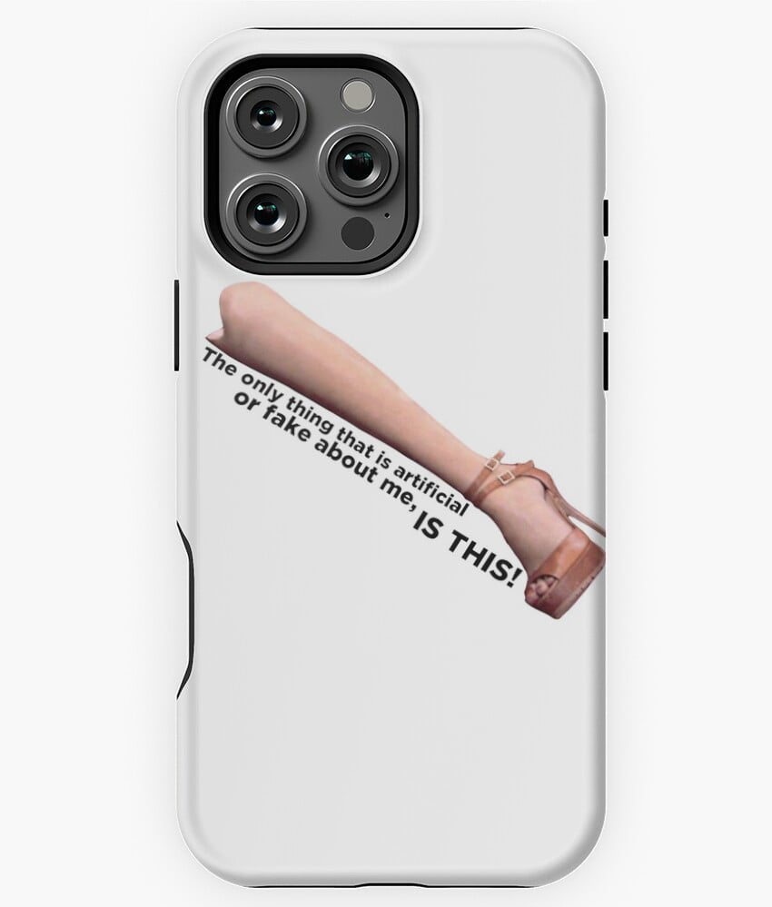 Aviva Drescher Fake Leg RHONY Quote Phone Case for iPhone 16 15 14 13 ...