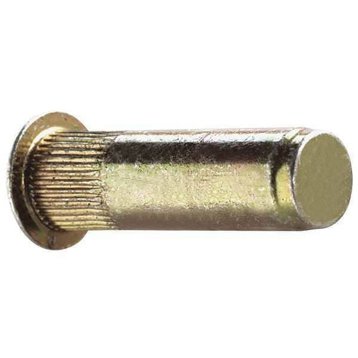 Avk Rivet Nut,Knurled,Steel,Zinc Yellow,PK25 ALS4T-1024-130B - Walmart.com