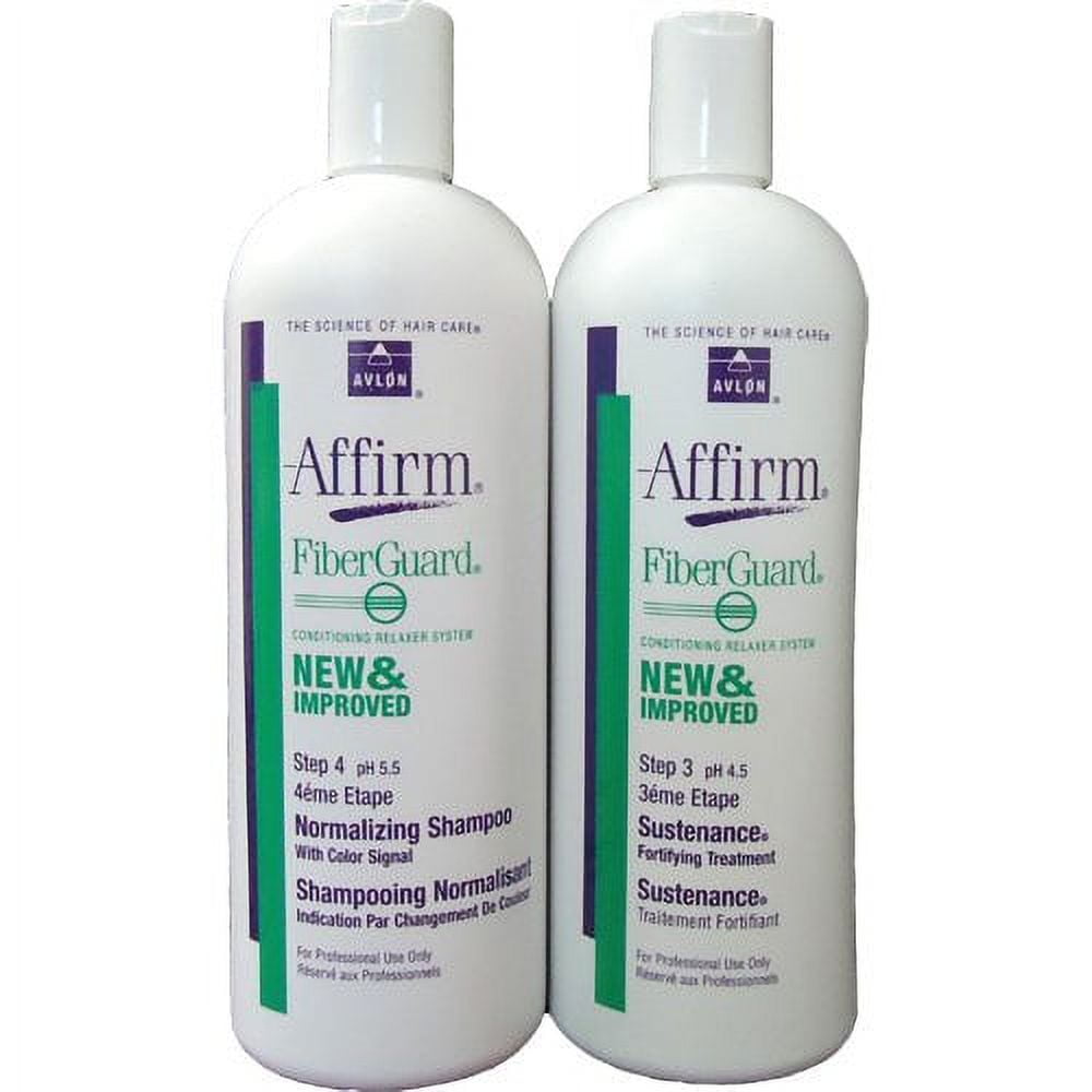 Avlon Affirm Fiberguard Shampoo + Sustenance Treatment 32oz Set for ...