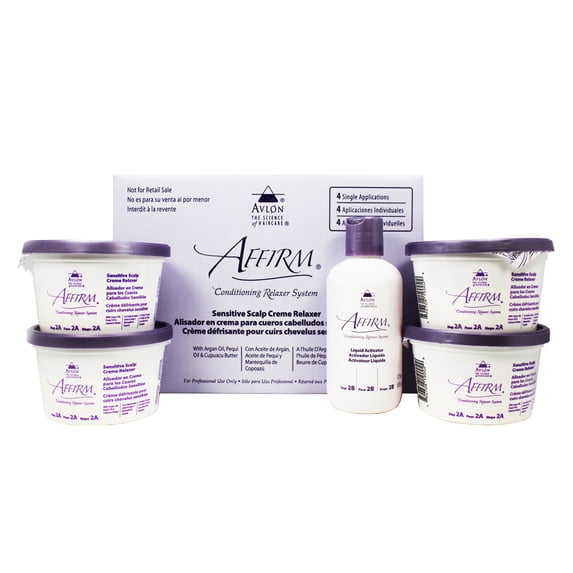 Avlon Affirm Moisture Plus Conditioning Relaxer Kit, 4 Applications ...