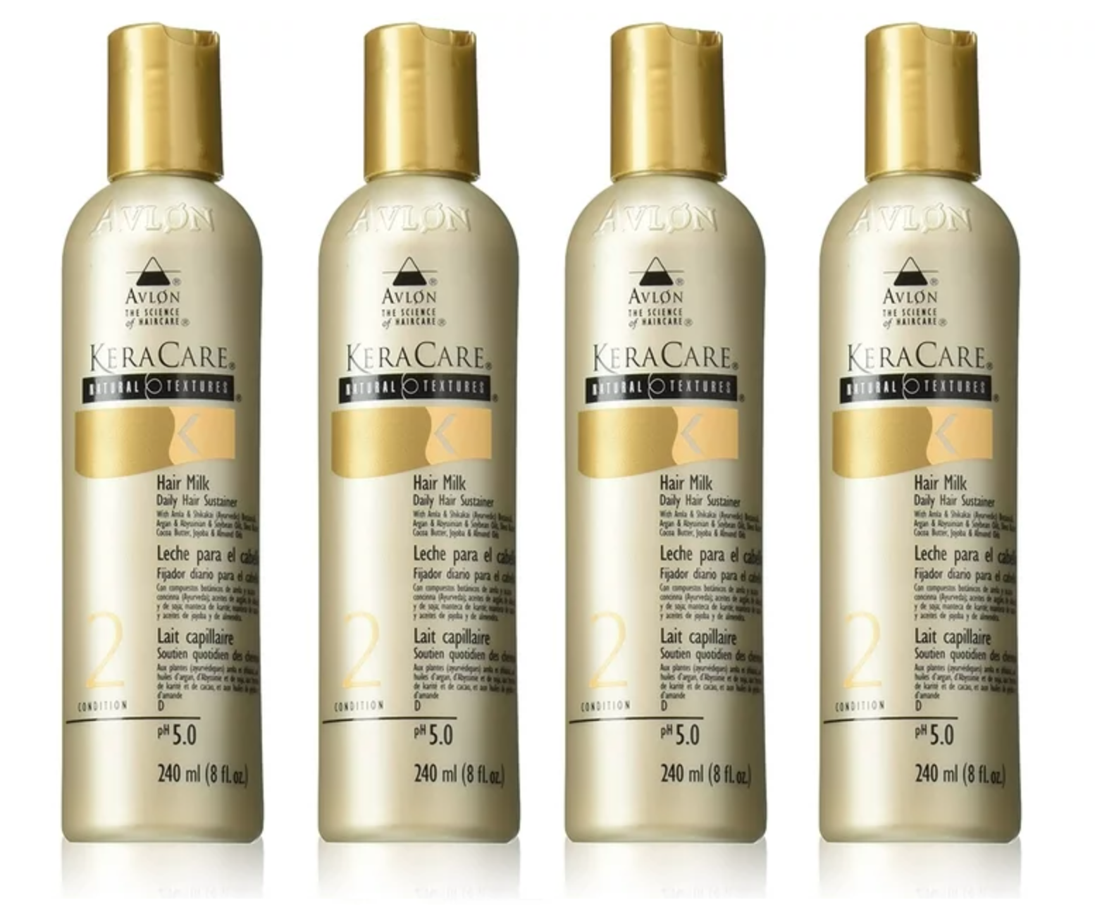 Avlon Keracare Natural Texture Hair Milk 8oz (Pack Of 4) - Walmart.com