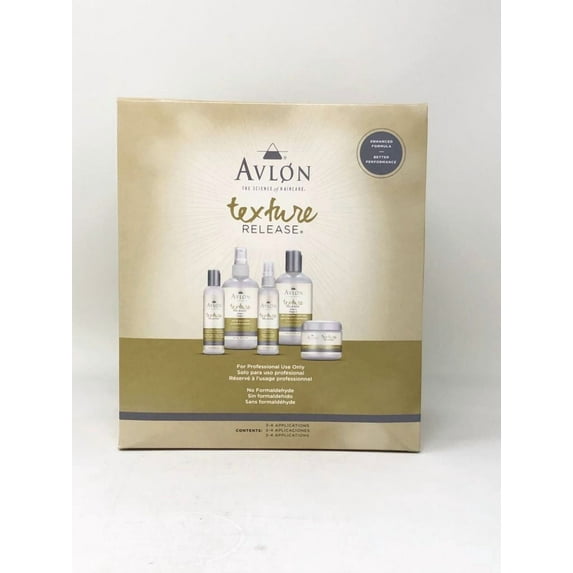 Avlon Texture Release Kit, Heat Activated for Curly Hair, Includes ...