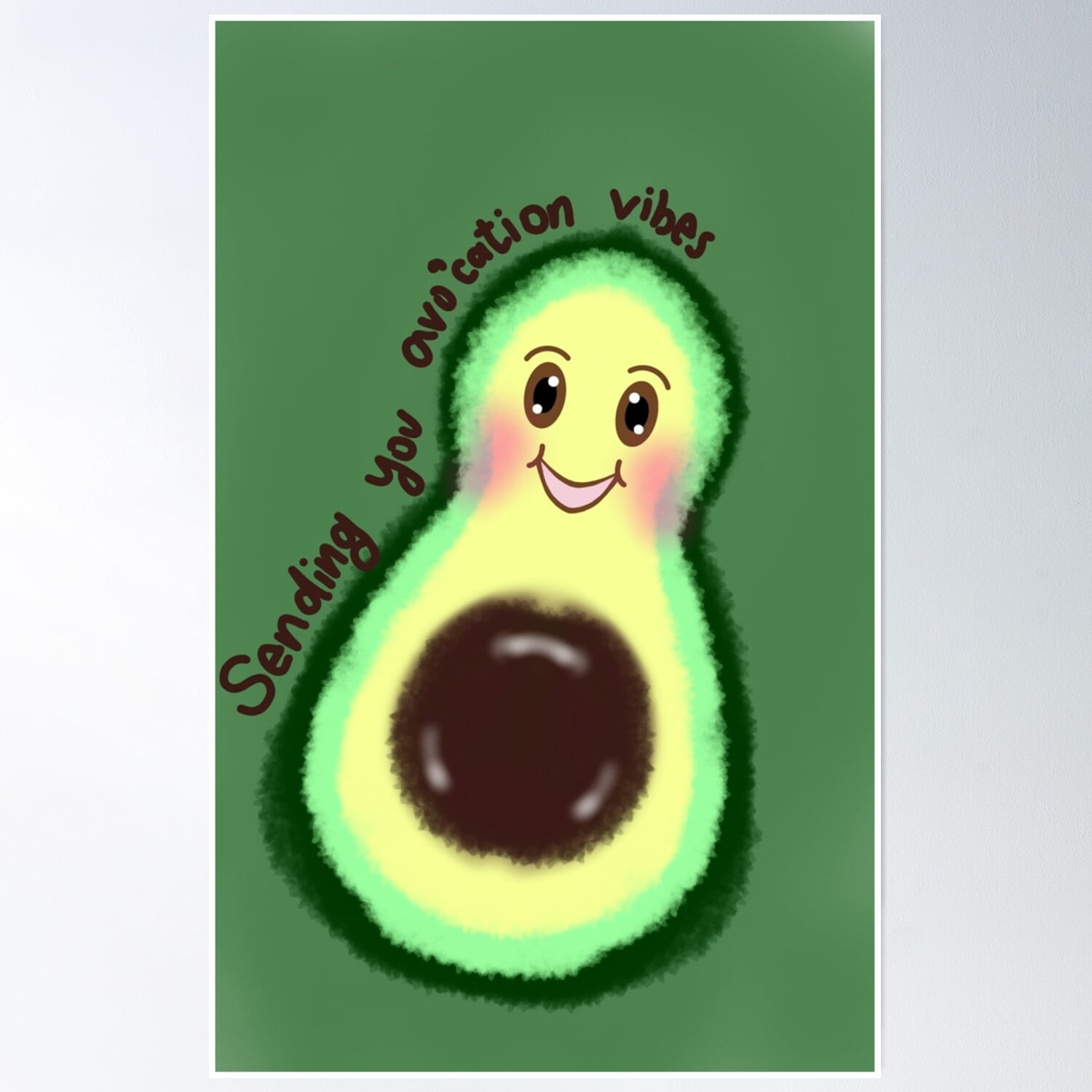 Avo'Cation Poster Wall Art Home Decor Cute Birthday Gift Home Decor ...