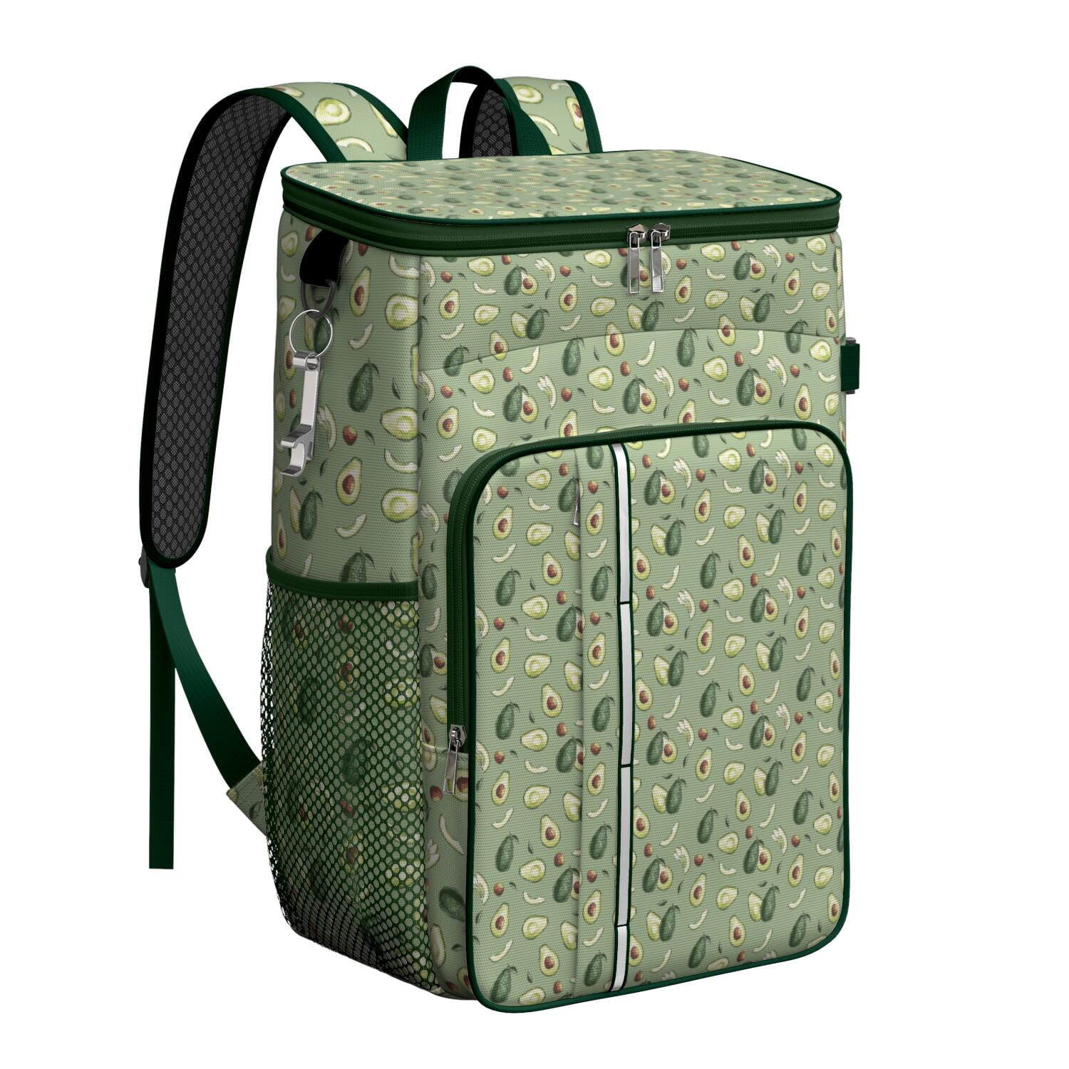 Avocado Aesthetic Design Insulated Cooler Backpack, Leakproof Lunch Bag ...