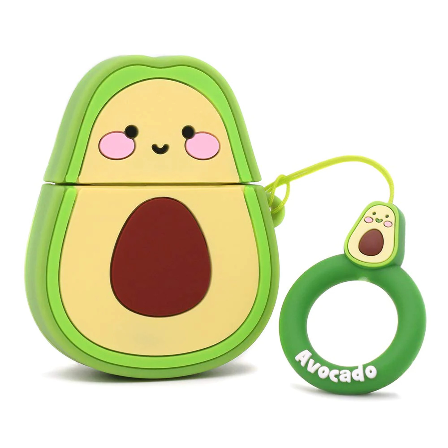 Avocado Airpod Case Silicone Cover Keychain Kawaii Accessories ...