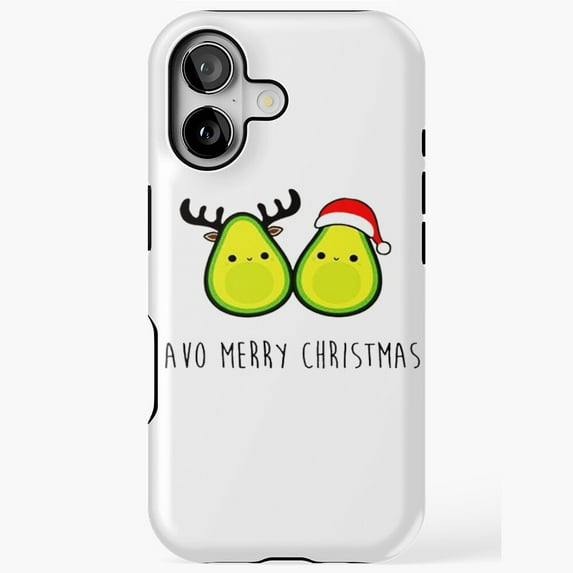 Avocado Avo Joyful Holiday Fun Festive Design with iPhone 17 through 11 ...