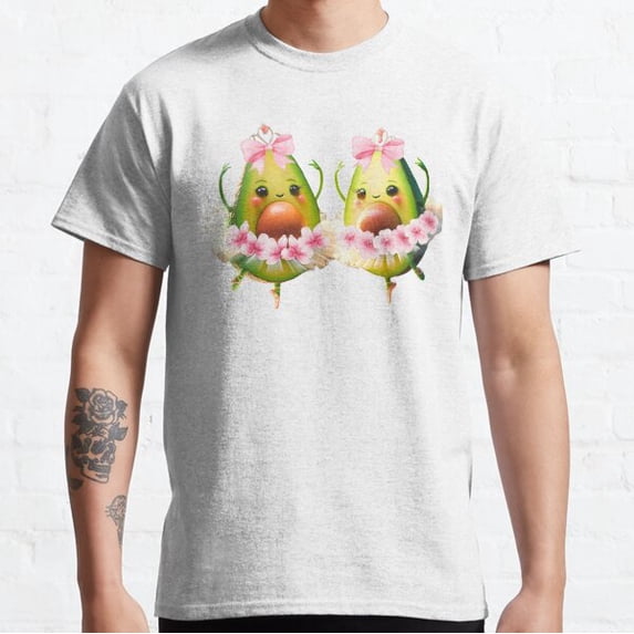 Avocado Ballerinas Classic T-shirt - Walmart.com