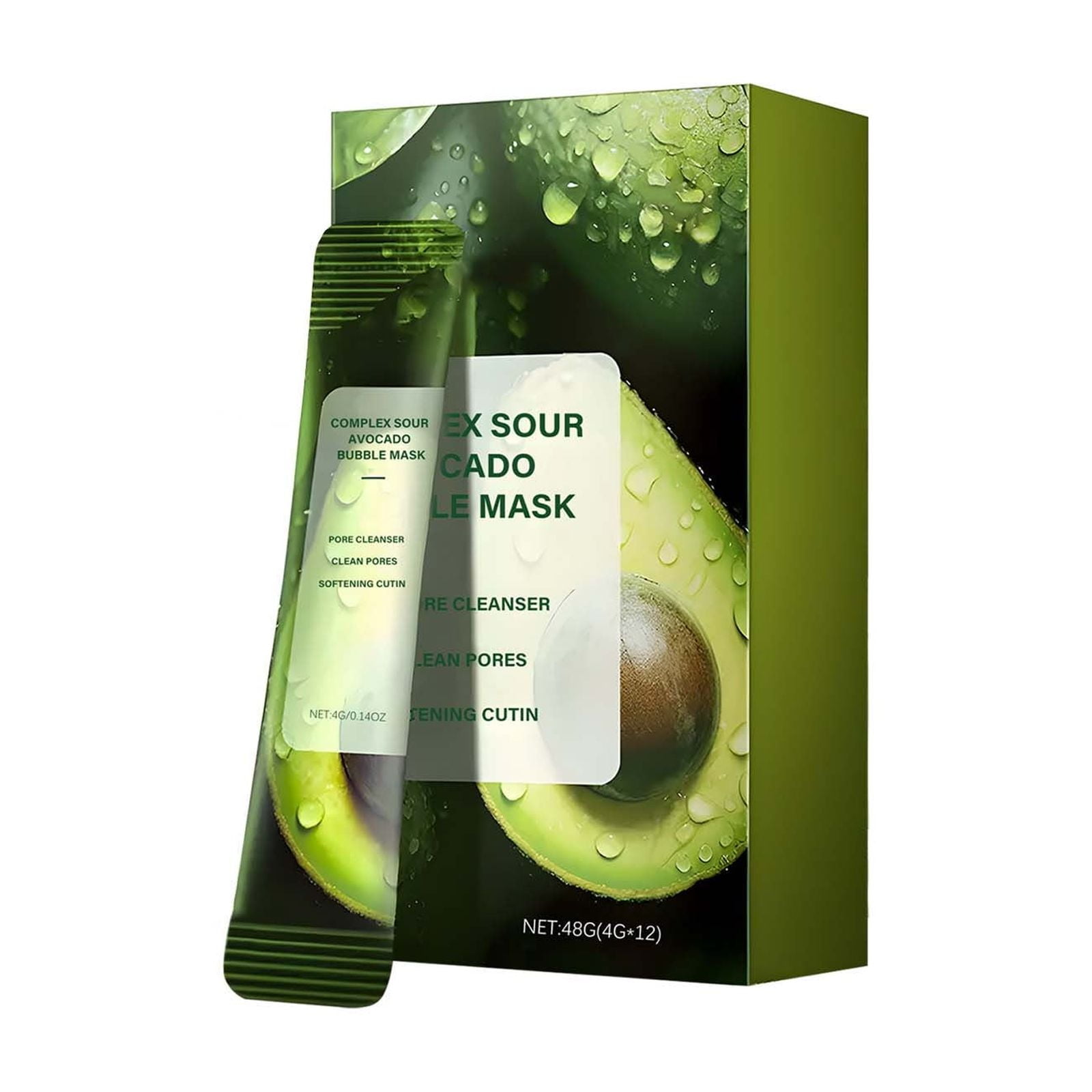 Avocado Bubble Cleanser Mask – Gentle Hydrating Foaming Face Mask for ...