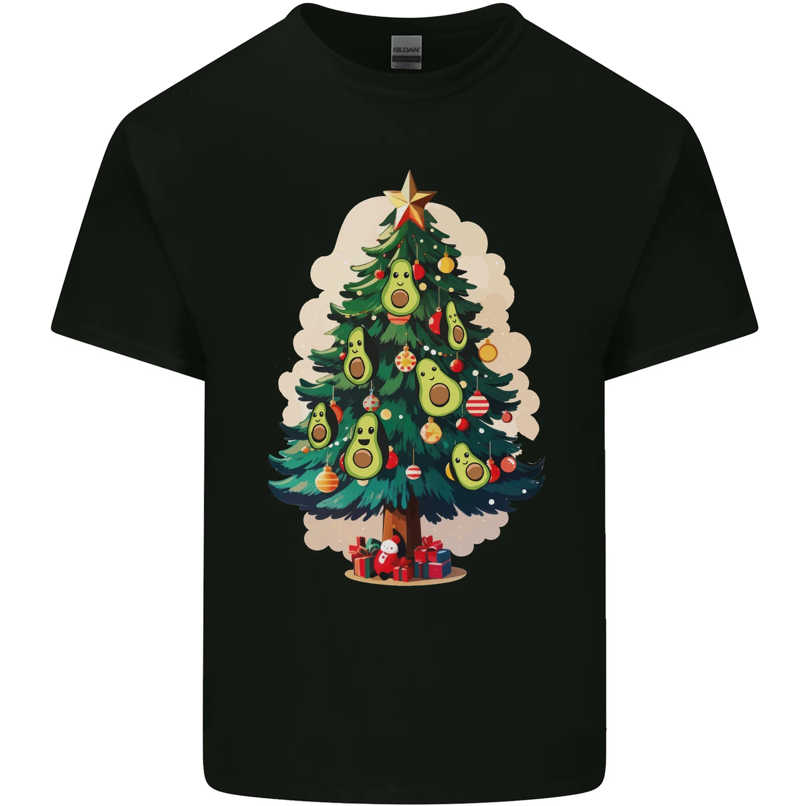 Avocado Christmas Tree Xmas for a Holiday and Food and Vegan and H28280 ...