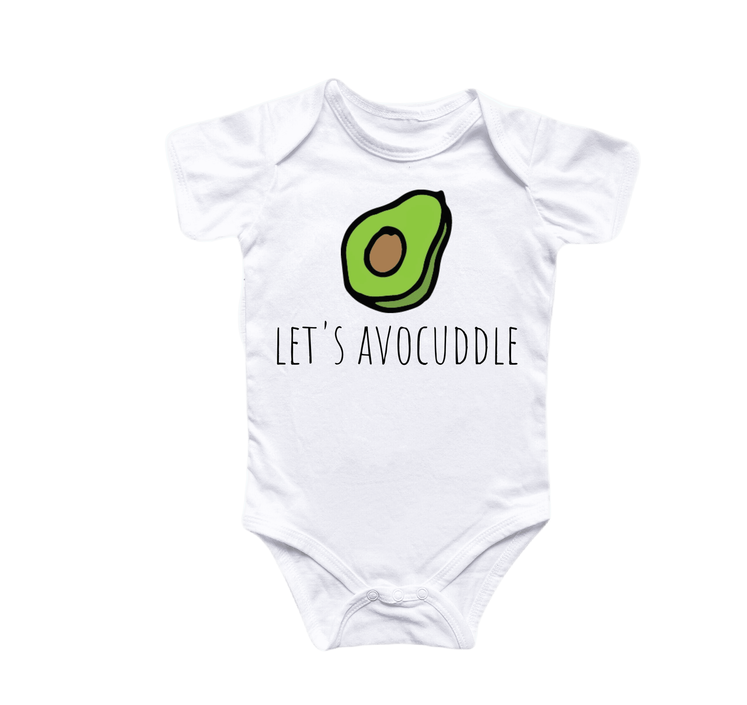 Avocado Cuddle - Baby Boy Girl Clothes Infant Bodysuit Funny Cute Newborn - Walmart.com