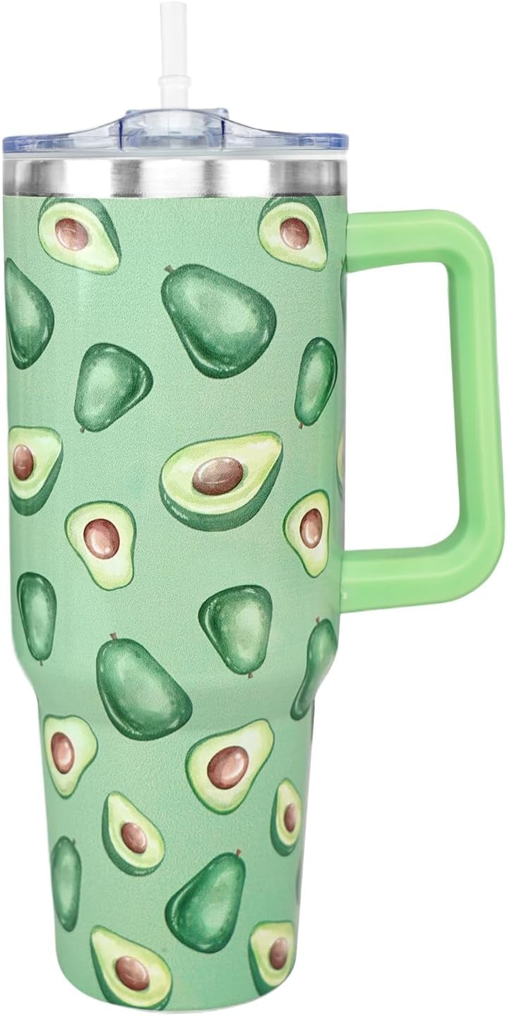 Avocado Cup 40 Oz, Avocado Gifts for Women, Avocado Water Bottles ...
