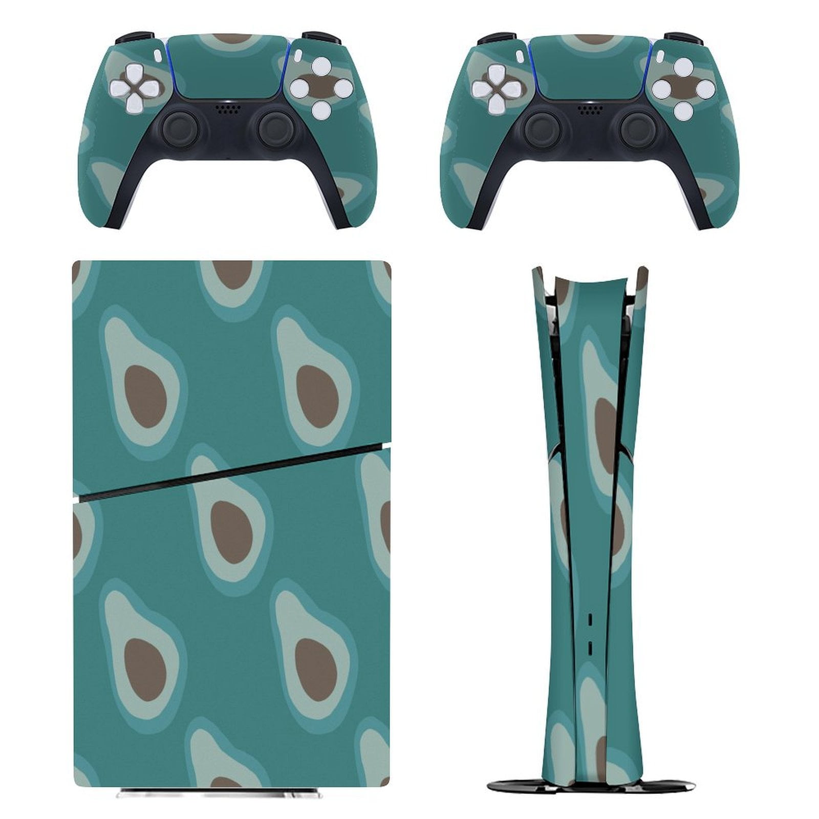 Avocado, Dark Green PS5/PS5 Slim Digital Disc Skin Sticker For Console ...