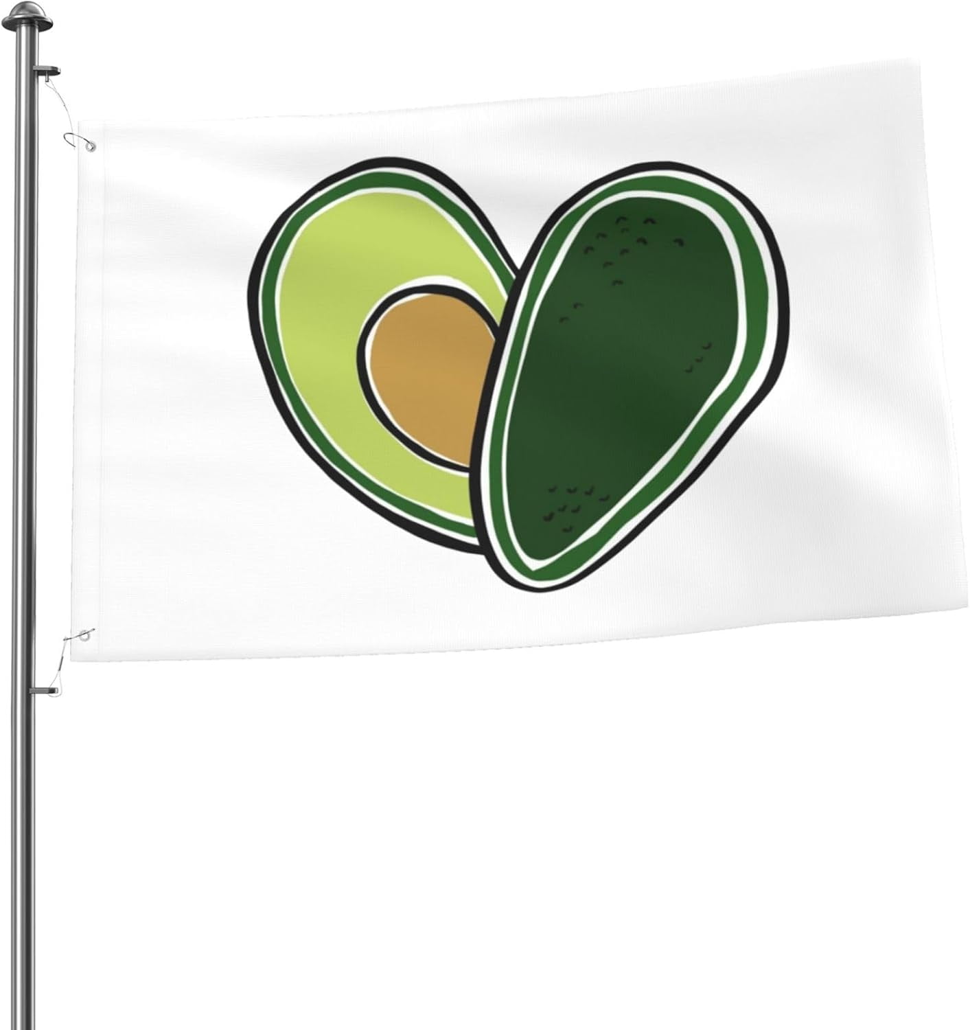 Avocado Flag 2x3 Ft Outdoor Decoration Banner Yard Flag With Grommets ...