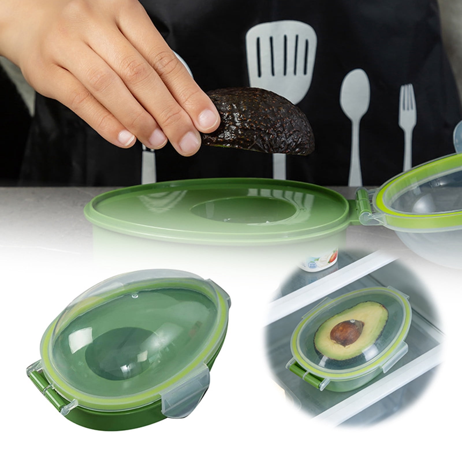 Avocado Food Storage Container Freshness Storage Container With Vent ...