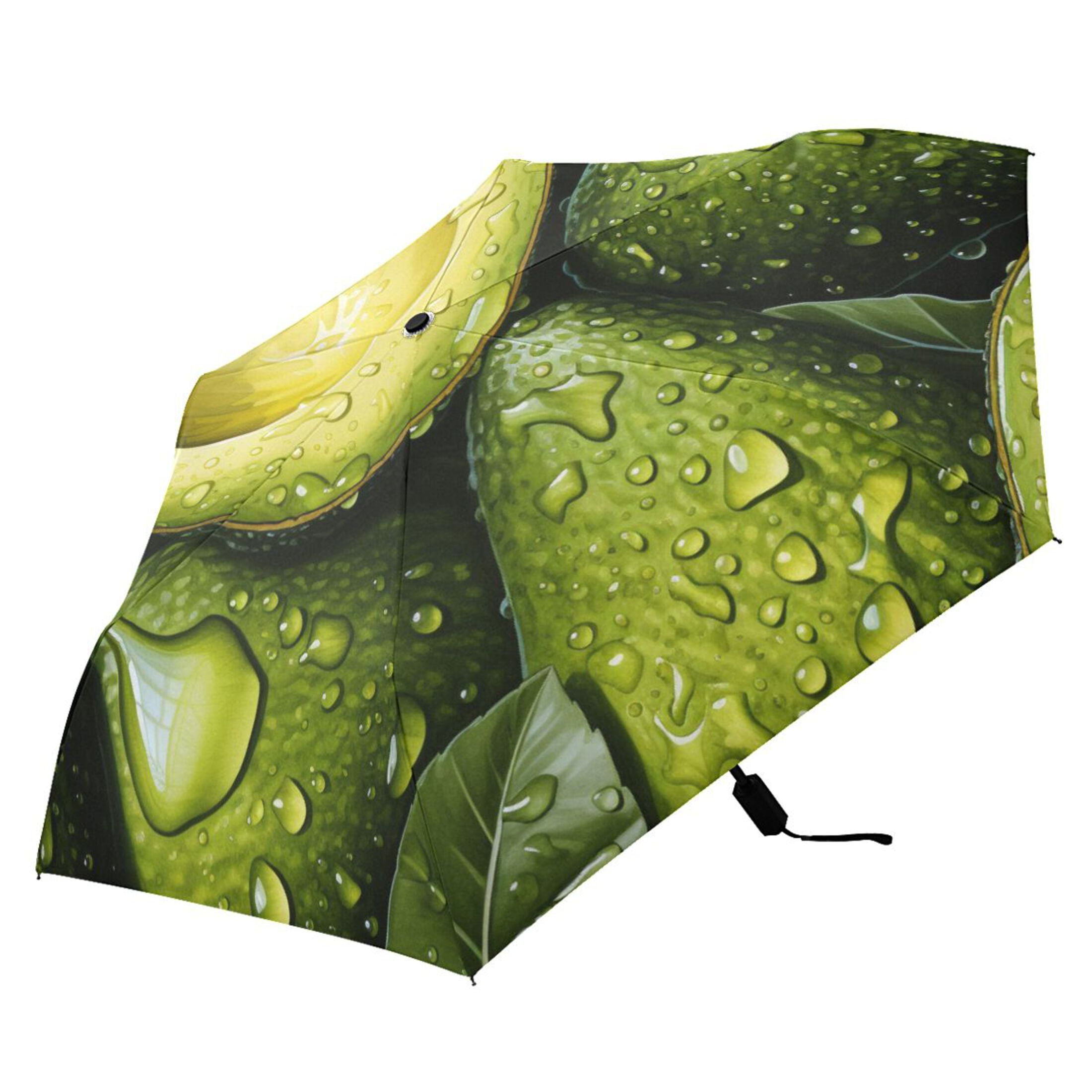 Avocado Fruit Compact Folding Umbrella for Rain Windproof Travel ...