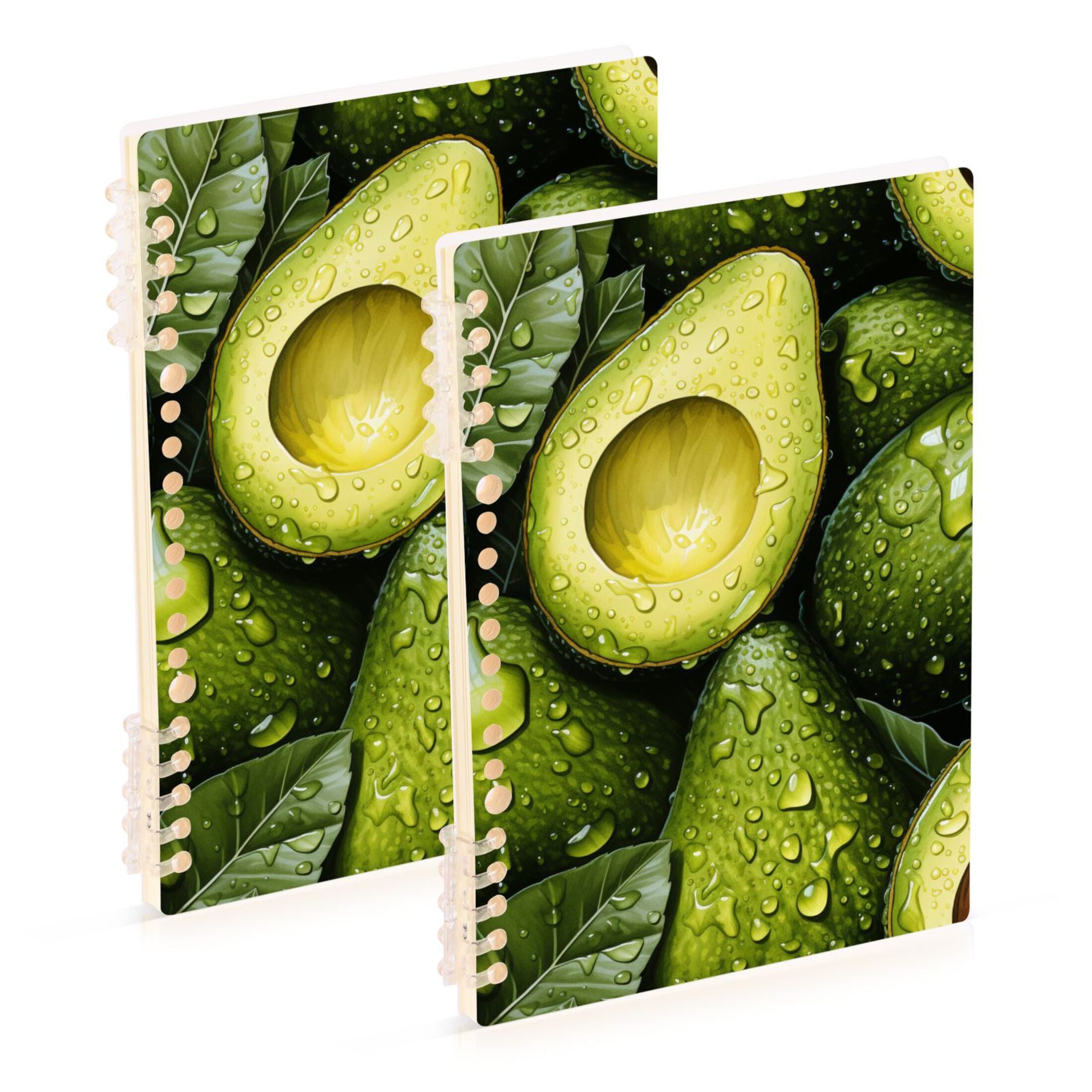 Avocado Fruit Ring Binder Notebook Journey Note Diary College Ruled ...