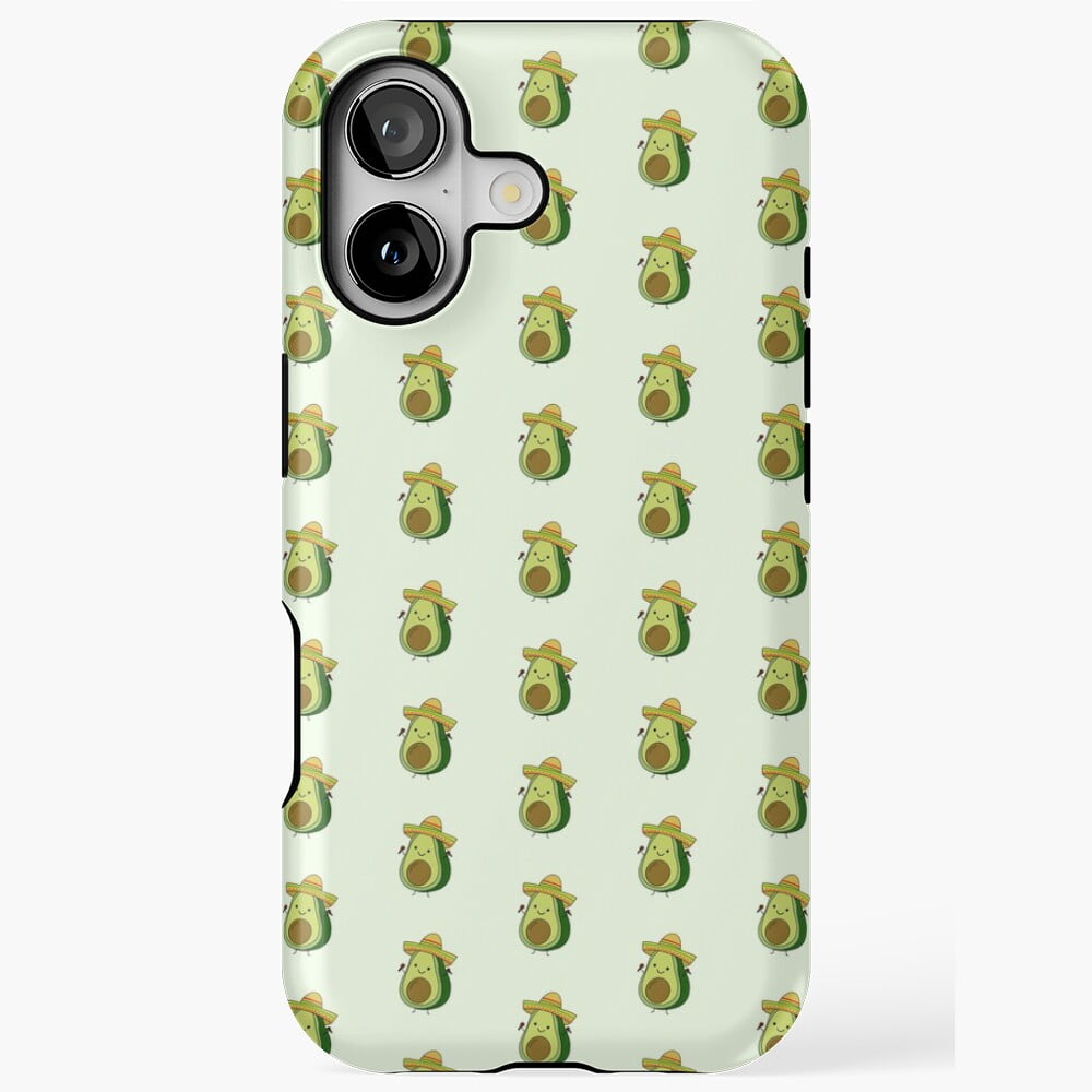 Avocado Funny Minimal Food Cartoon Meme iPhone Tough Case 11 12 13 14 ...