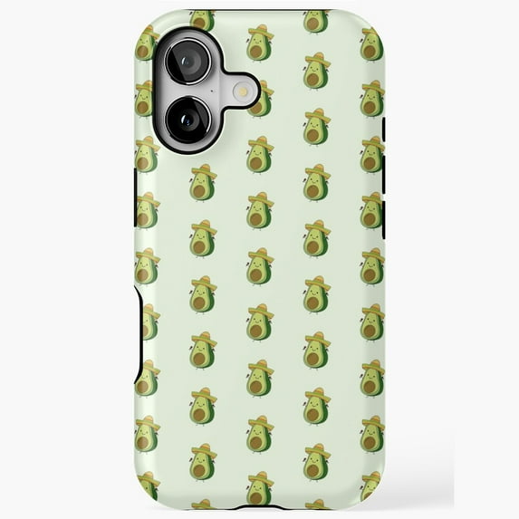 Avocado Funny Minimal Food Cartoon Meme iPhone Tough Case 11 12 13 14 ...