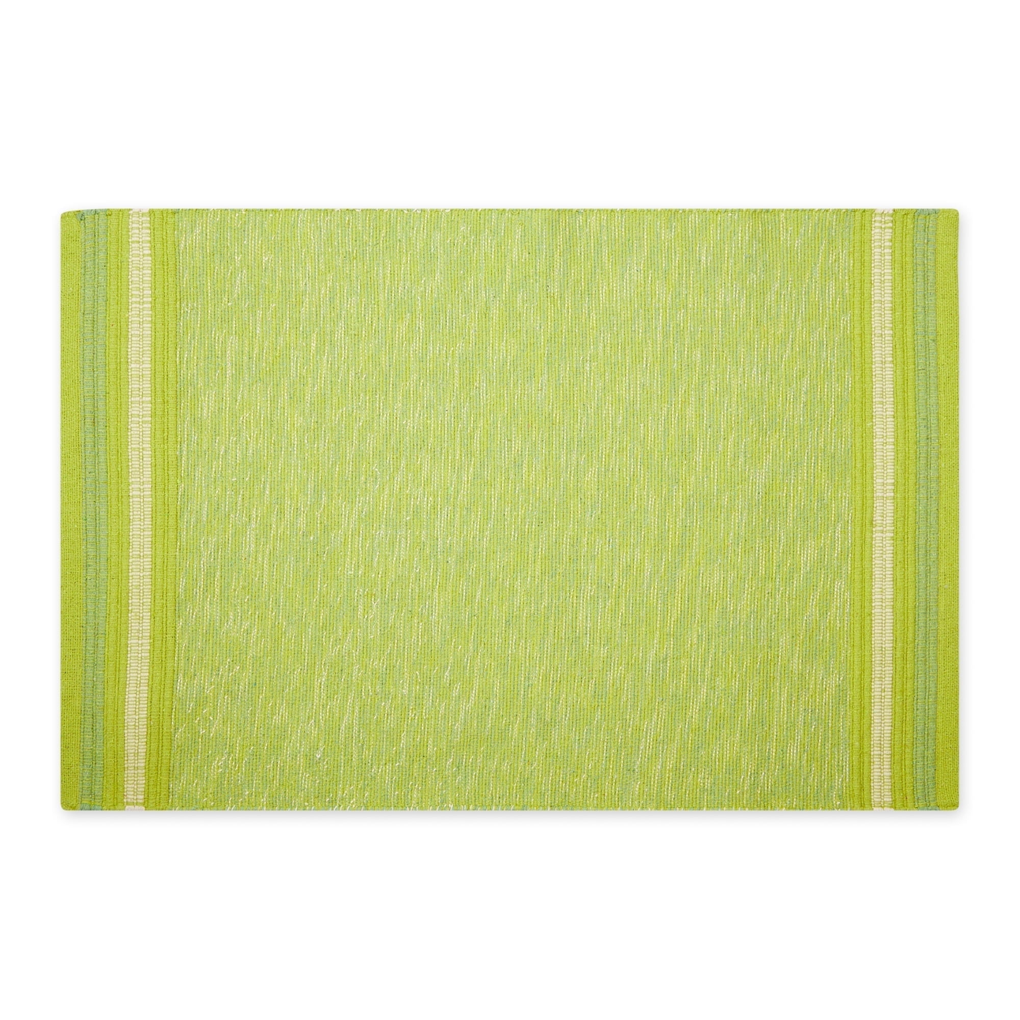 Avocado Green Variegated Handwoven Fabric Recycled Yarn Rug 2x3 Ft ...