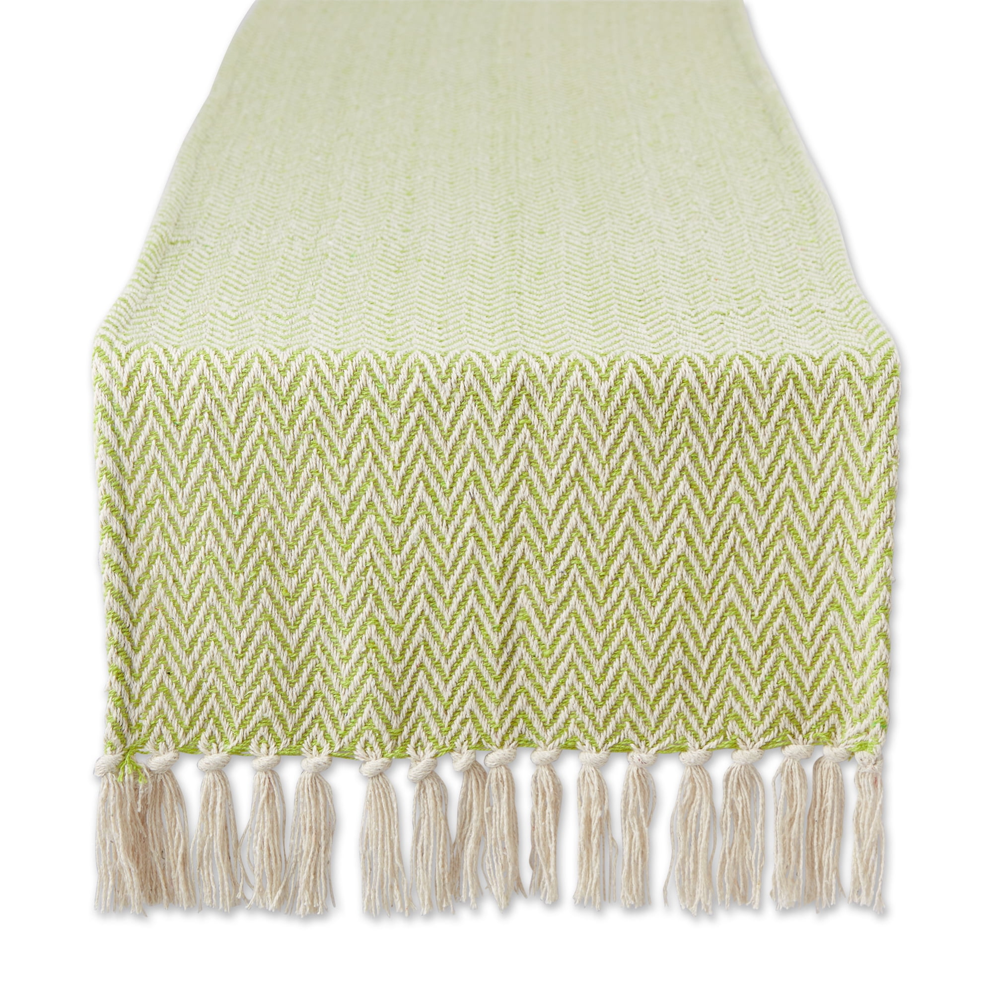 Avocado Handloom Chevron Table Runner 15x108 - Walmart.com