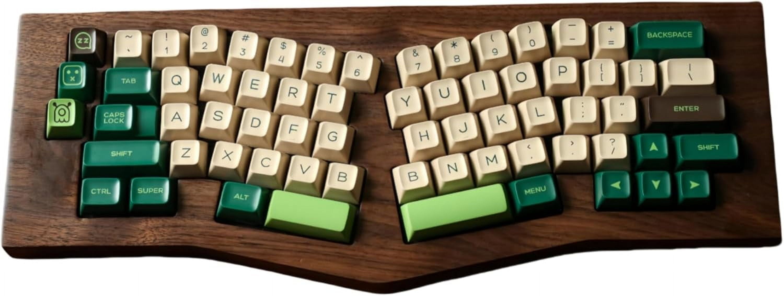 Avocado Keycaps Set - PBT Keycaps Double Shot Retro Green Keycaps RSA ...